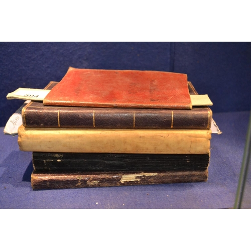 5 Victorian hand written ledgers one titled 'Notations and i... | Barnebys