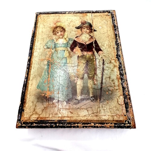 Victorian original block puzzle in box - 52cm x 40cm ~ box i... | Barnebys