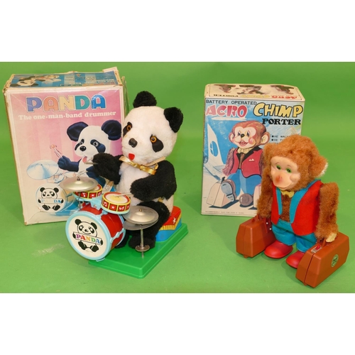 A Yano Man Toys Japanese Battery Operated Model of a bear ho... | Barnebys