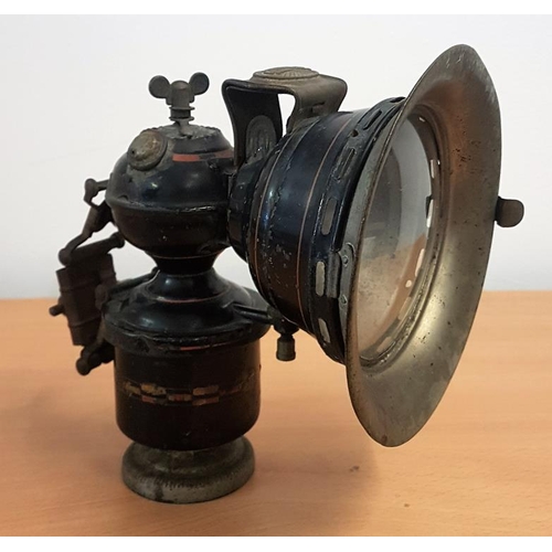 Vintage French Carbide Bicycle Lamp