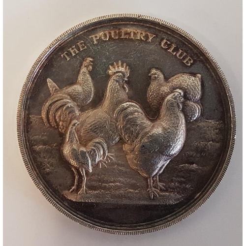 The Poultry Club Silver Medal (founded 1887) - c. 23g
