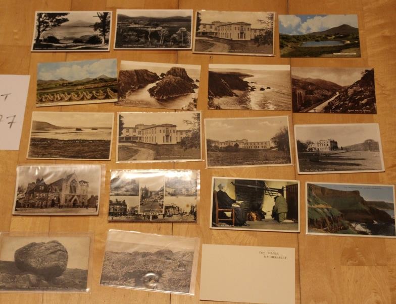 19 postcards of Donegal and the North of the Country.