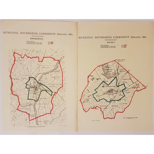 Municipal Boundary Maps: Enniscorthy and Gorey, Co. Wexford | Barnebys