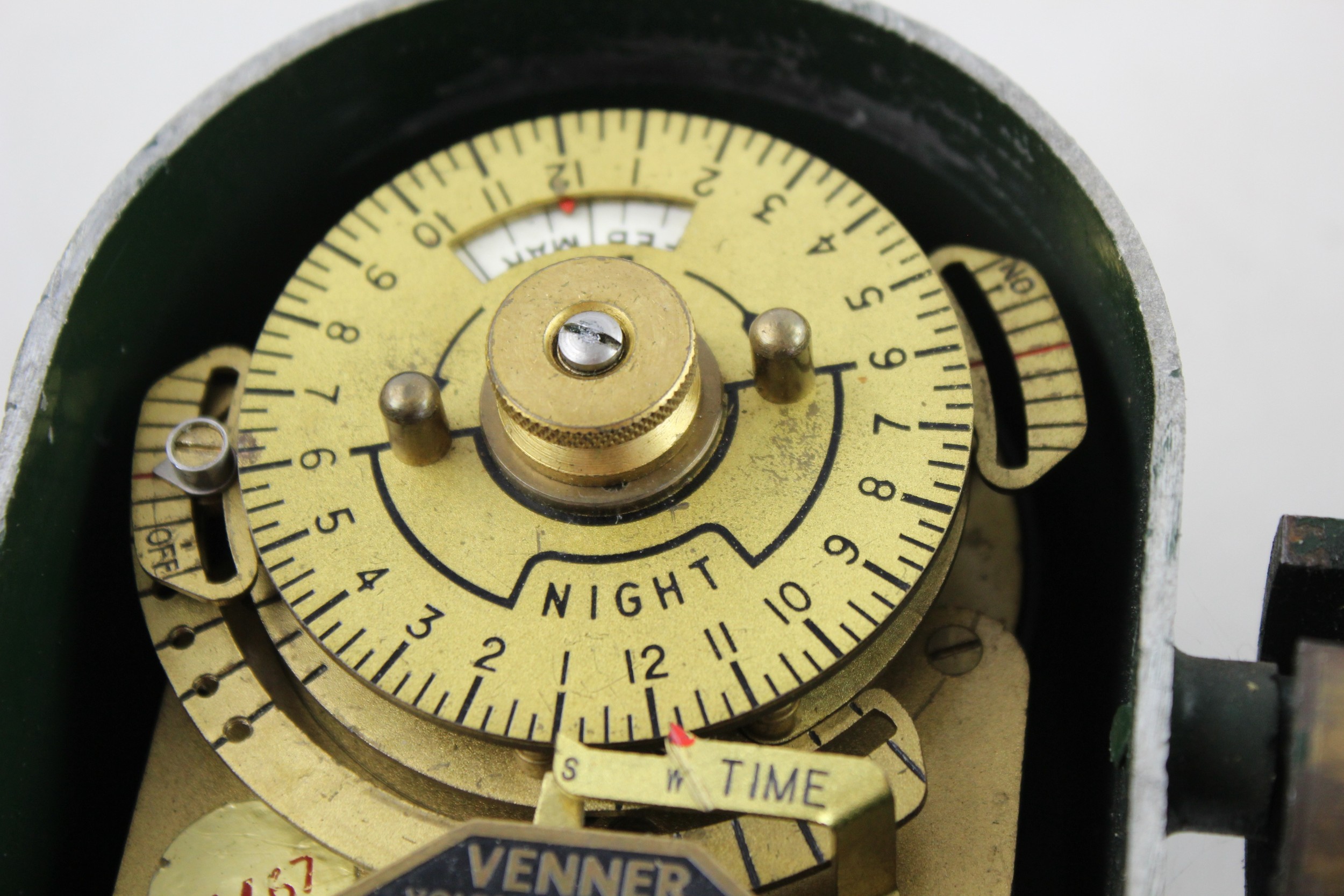 Vintage VENNER Time Switch London Industrial Clock Switch Power Timer