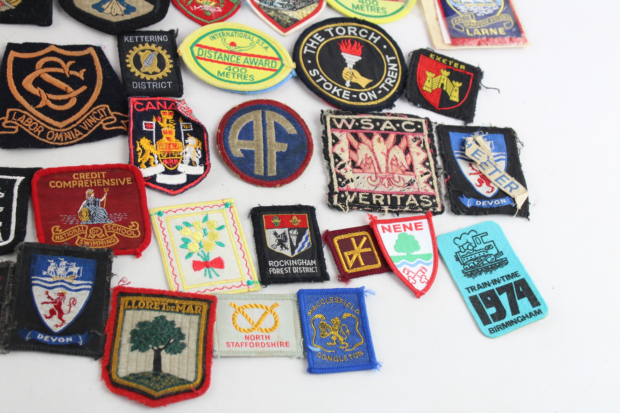 Job Lot of Assorted Cloth BADGES / PATCHES Inc Vintage, Awards ...