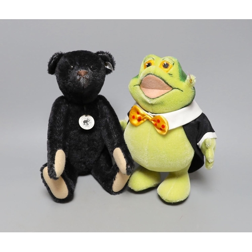 Steiff Black Bear 1908 with box and certificate also Steiff ... | Barnebys