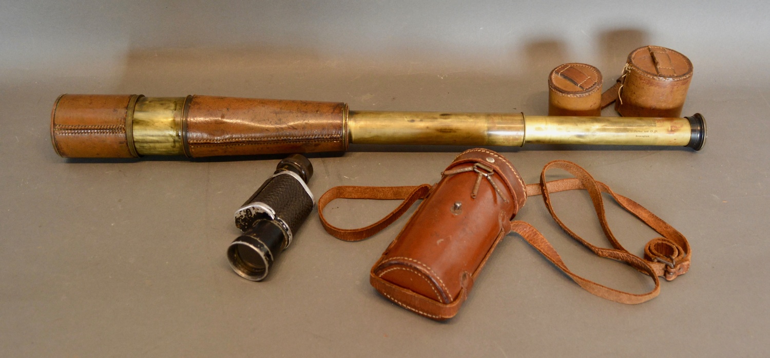 The Spotter Scope, First World War Three Drawer Brass Telescope by A E ...