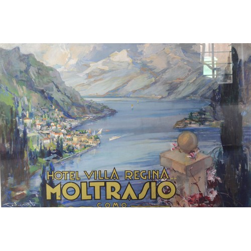 A Poster For The Hotel Villa Regina Moltrasio Como 65 x 96 c... | Barnebys