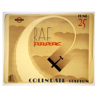 London Underground Poster Clodagh Sparrow Epsom Horse Racing. Original ...