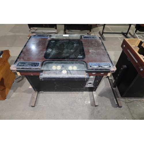 A vintage arcade cocktail / table top video game machine by Atari type ...