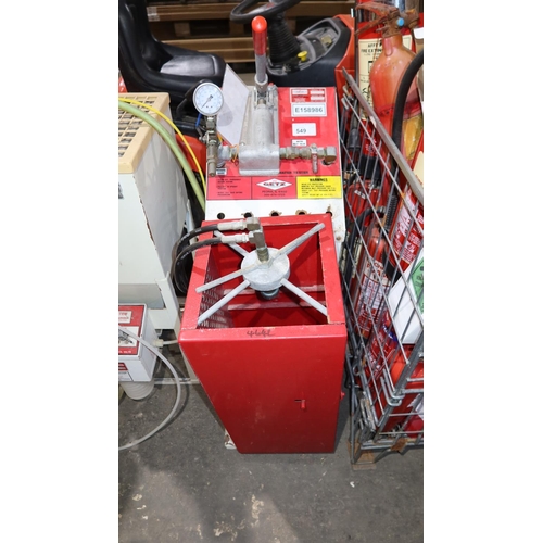 1 fire extinguisher filling / charging unit by Getz type Tester Water