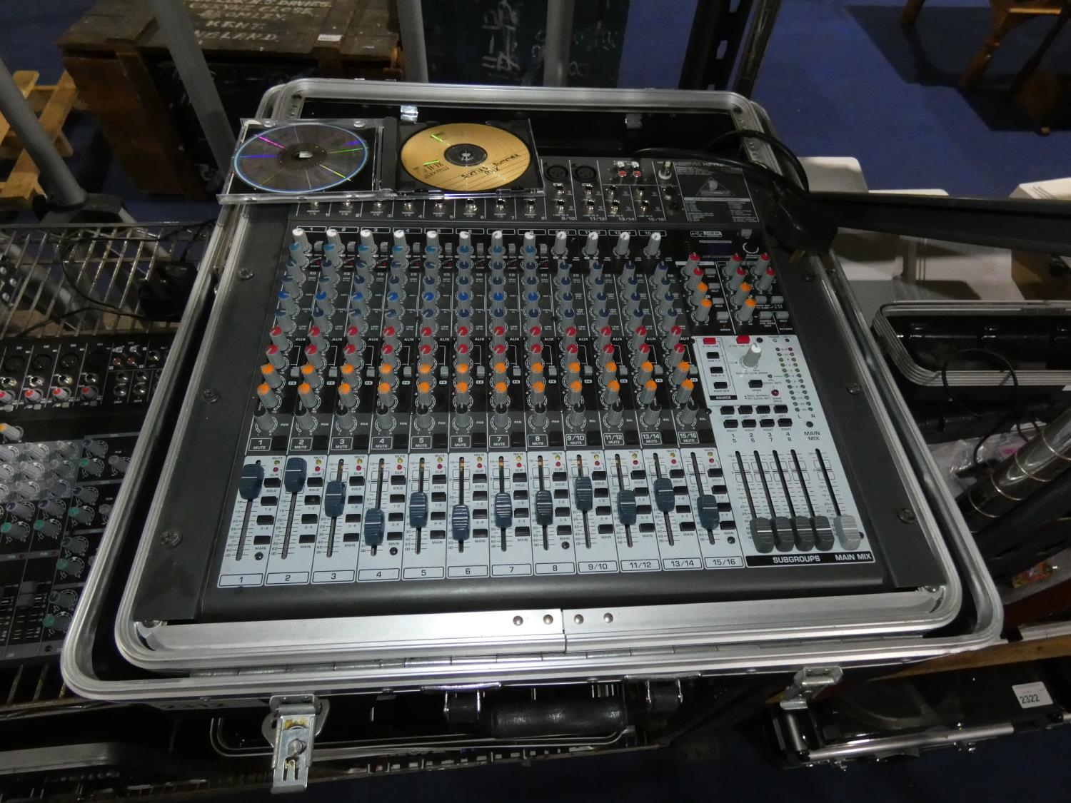 1 x mixer by Behringer type Xenyx X2442 USB 24-bit multi fx processor ...
