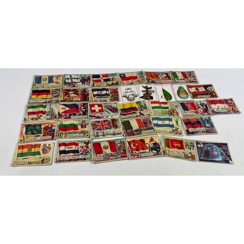 A part collection of FLAGS OF THE WORLD A&BC trading cards,... | Barnebys