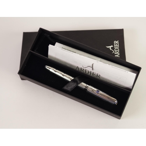 ARDIER MODERN STAINLESS STEEL CASED LIMITED EDITION FOUNTAIN... | Barnebys