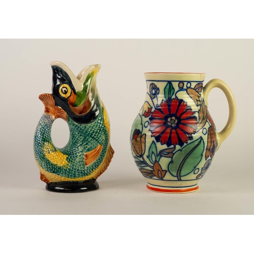 WARDLE’S ‘SWANSEA WARE POTTERY JUG, of ovoid form with loop ... | Barnebys