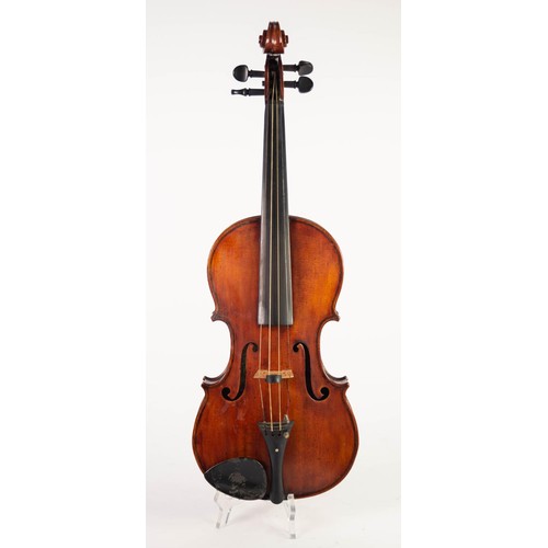 AGED VIOLIN APPLIED WITH TWO LABELS, viz Hannibal Fagnola Fe... | Barnebys
