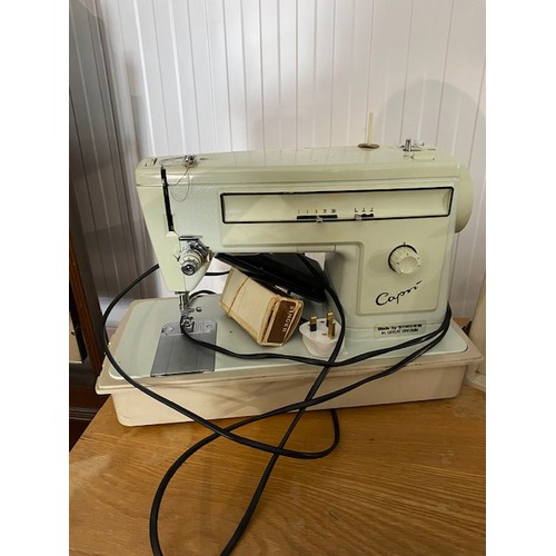 Capri Electric Sewing Machine and cover