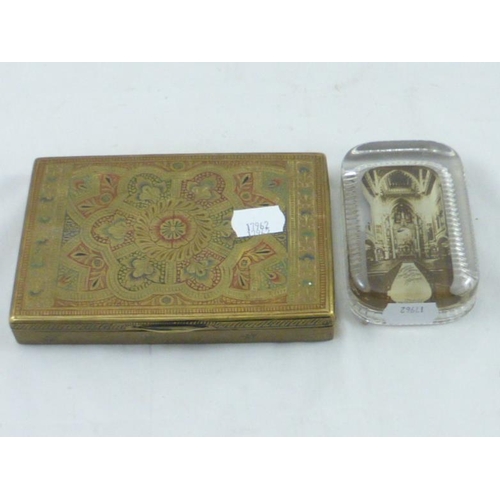 Karachi Pakistan cigarette box and Collectable Paperweight By A.C ...