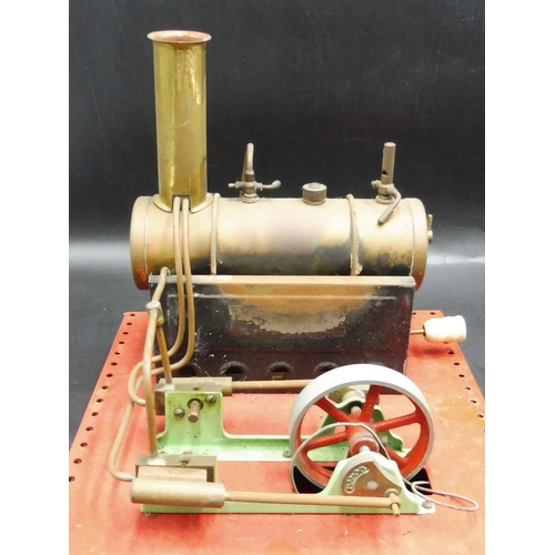 Vintage mamod stationary steam engine SE2 (8.5" x 10") With Mamod Steam ...