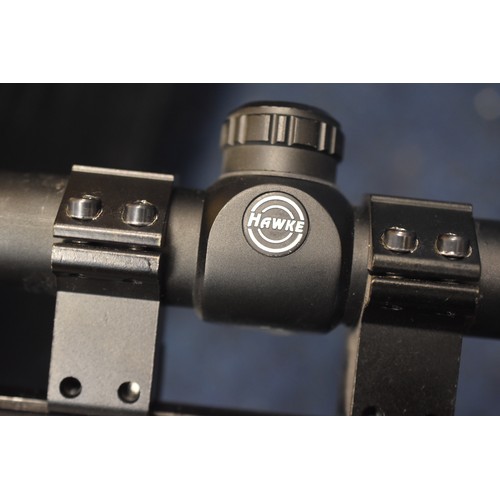 Relum Tornado under lever air Rifle Fitted with Hawke Airmak SR6 ...