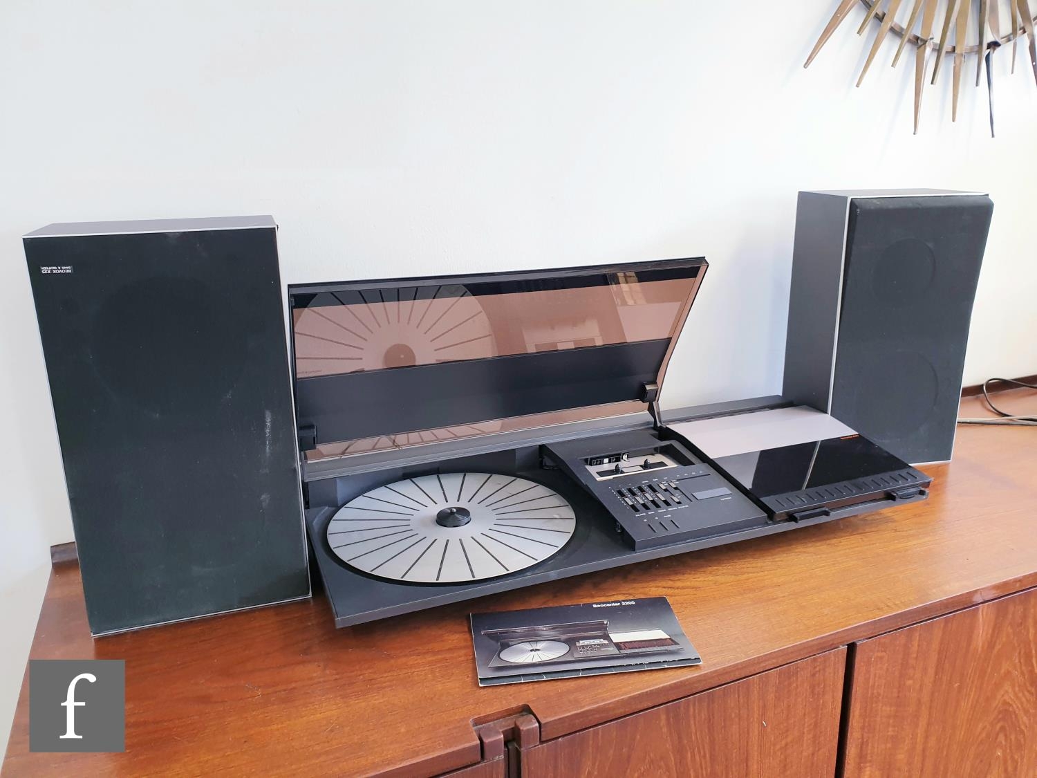 A Bang & Olufsen Beocenter 2200 record player, produced between 1983-86 ...