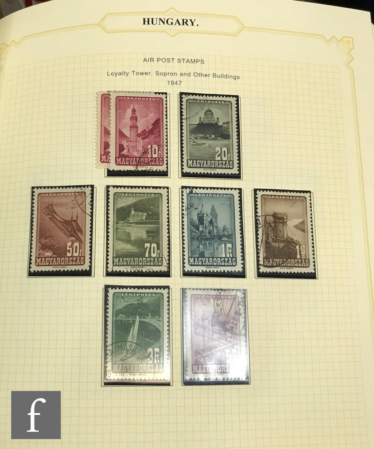 A collection of Eastern European postage stamps to include Hungary ...