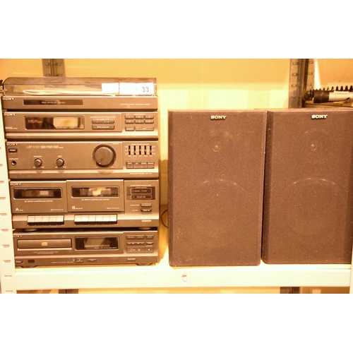 Sony LBT-V102 compact stereo system and separate Sony CDP M1... | Barnebys