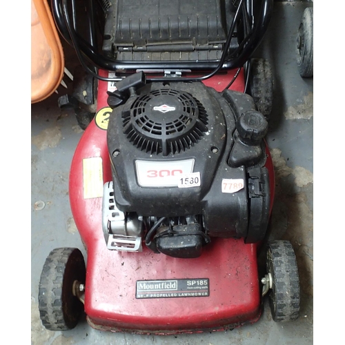 Mountfield SP185 Briggs and Stratton petrol engine garden la... | Barnebys