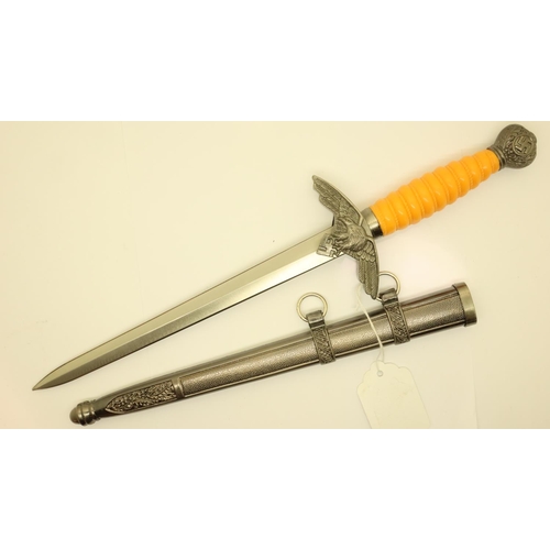 German WWII replica Luftwaffe ceremonial dagger with steel s... | Barnebys