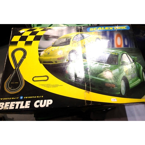 Scalextric Beetle Cup set, two new shape Beetles cars, appea... | Barnebys