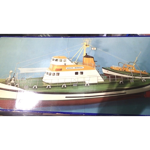 Graupner model boat kit Adolph Bermpohl rescue boat, approxi... | Barnebys