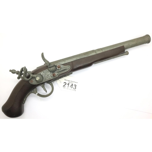 20th century replica flintlock pistol. P&P Group 2 (£18+VAT ... | Barnebys