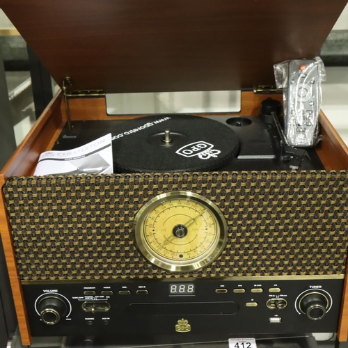 GPO vintage style record player/radio, as new. Not available... | Barnebys