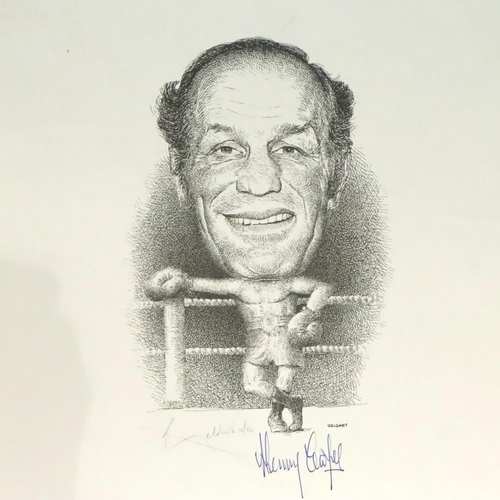 William Geldart (b.1936); caricature limited edition print o... | Barnebys