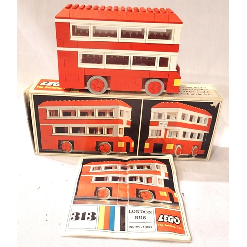 Lego London bus set 313, complete with box and instructions.... | Barnebys