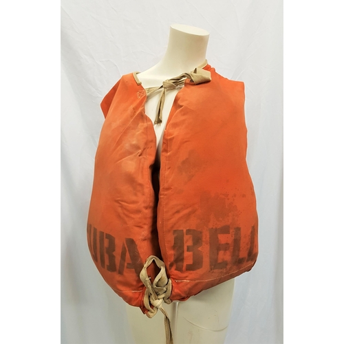 TWO ORIGINAL MOVIE PROP LIFE JACKETS both accompanied by a P... | Barnebys