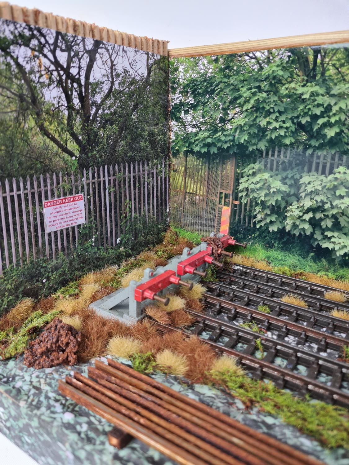 A OO gauge model railway diorama