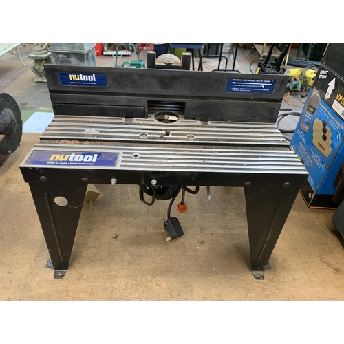 A Nu-Tool table router with Powercraft ERS 850E 240v router | Barnebys