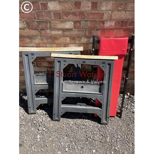 Inspection board and two a frames | Barnebys