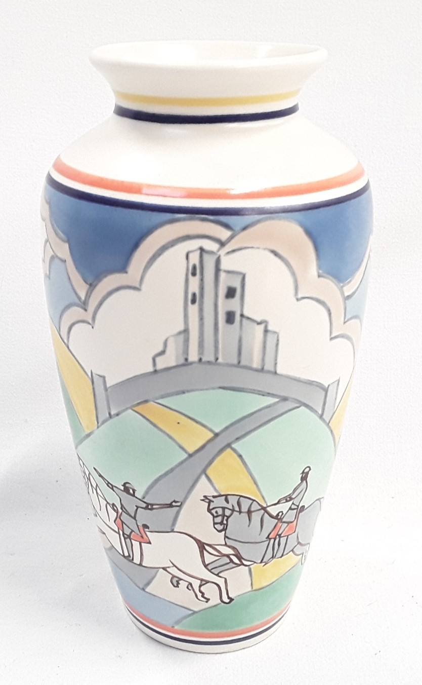 Poole Pottery Corfe Castle vase from the - auctions & price archive