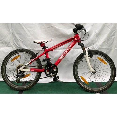 Scott Scale 20 childs mountain bike 11" frame 15" wheel 7 ge... | Barnebys
