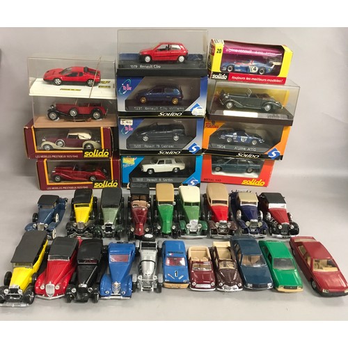 Solido group of boxed and unboxed models to include 1831 Ren... | Barnebys