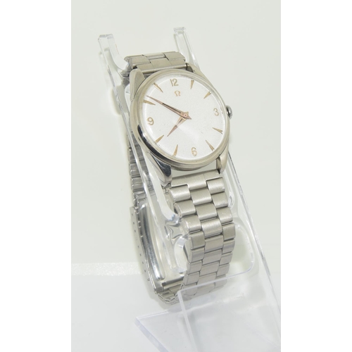 Omega Gents Seamaster, White face, Rose gold markers, Omega ... | Barnebys