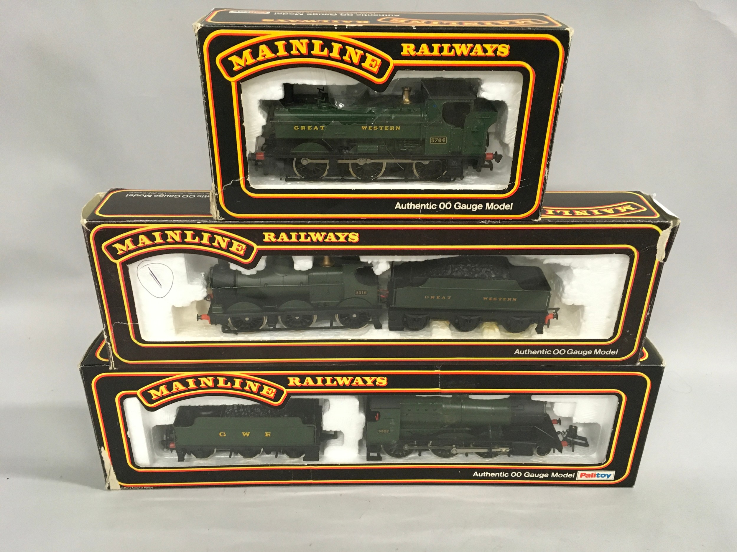 3 Mainline Railway GWR Green - auctions & price archive