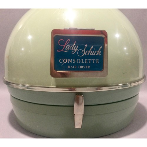 Vintage Lady Schick Consolette hair drier complete | Barnebys