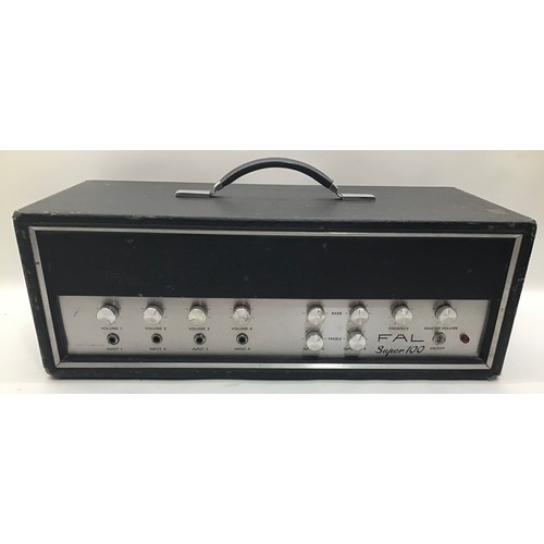 FAL SUPER 100 AMPLIFIER. This is a great bit of 70s kit: bui... | Barnebys