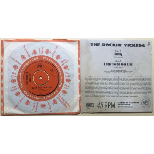 THE ROCKIN' VICKERS 7” x 2 ‘DANDY & I DON'T NEED YOUR KIND’. First we ...