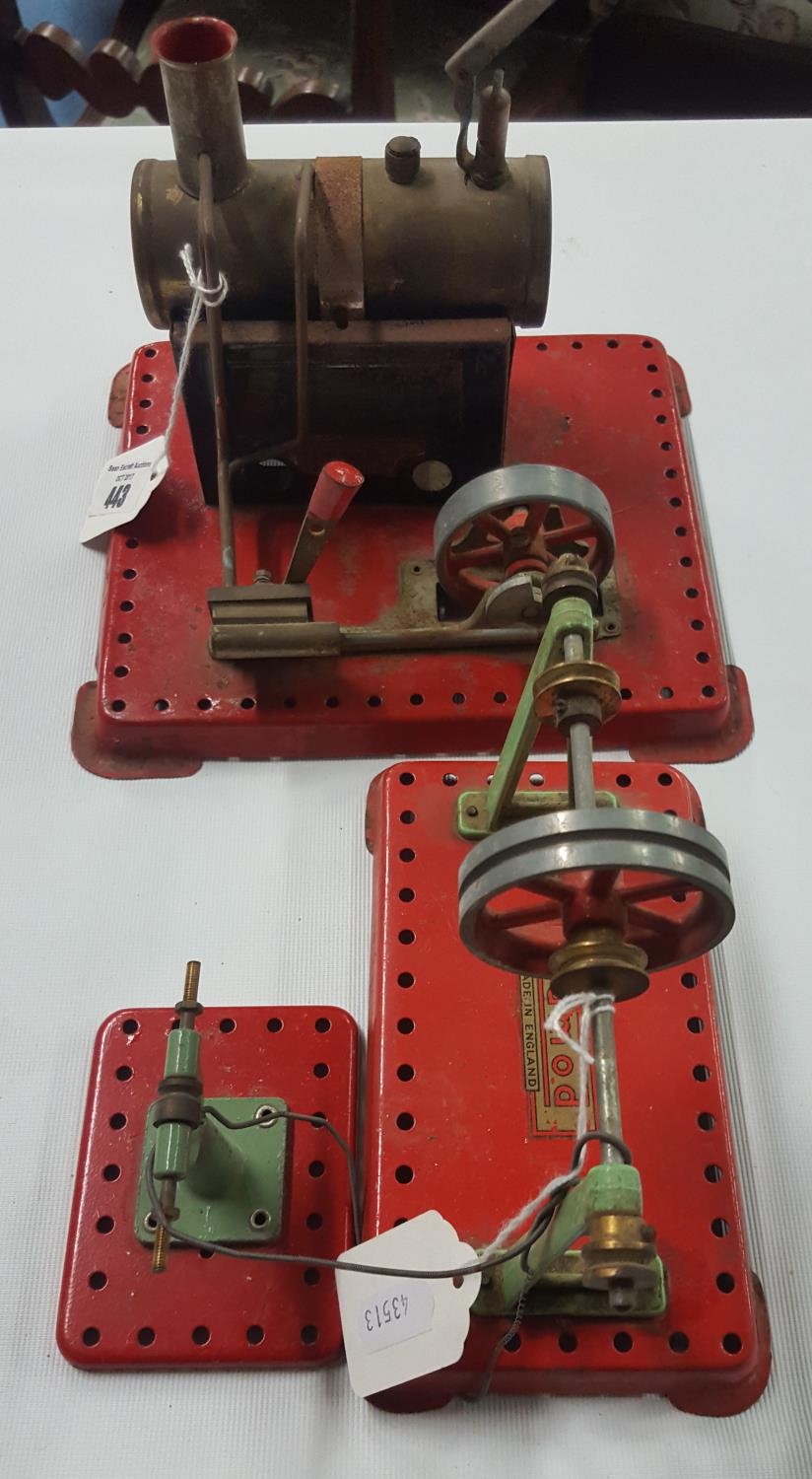 A Mamod SE2A live steam stationary Steam Engine with spring style ...