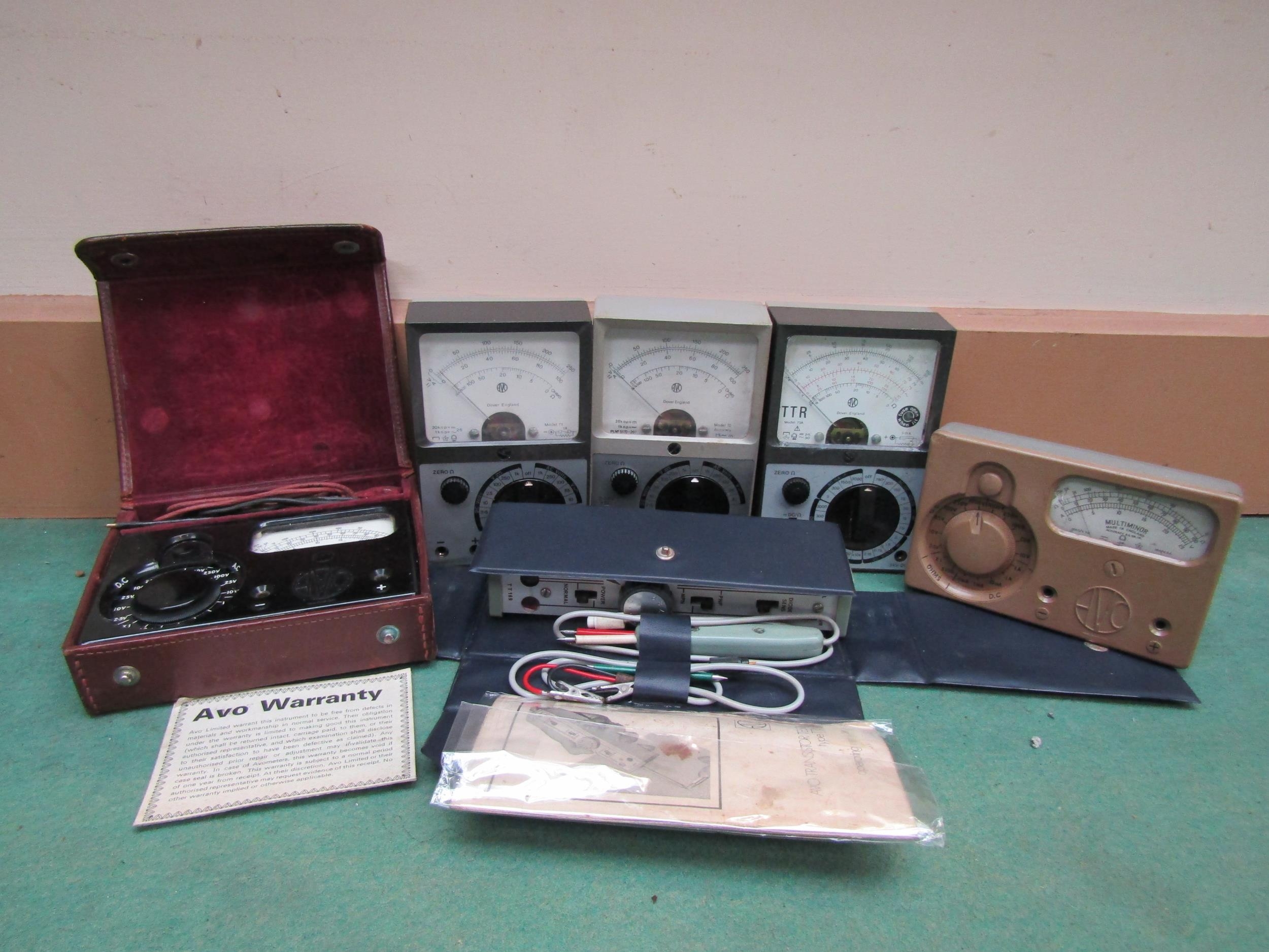 A leather cased AVO Multiminor MK1 - auctions & price archive