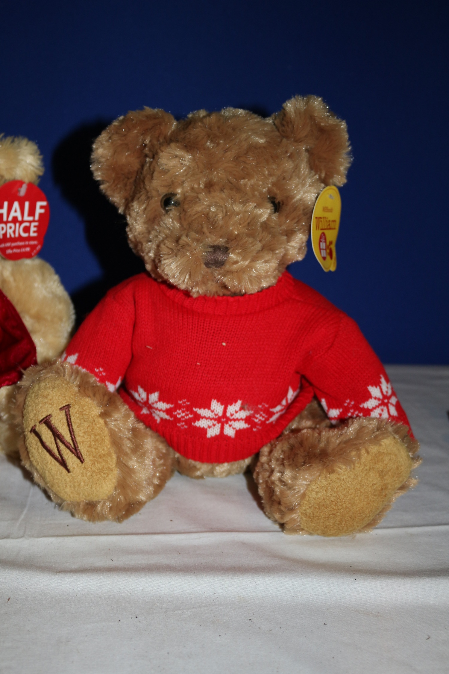 Collection of 3 WH Smith Teddy Bears - Henry with Red Jumper, Henry ...